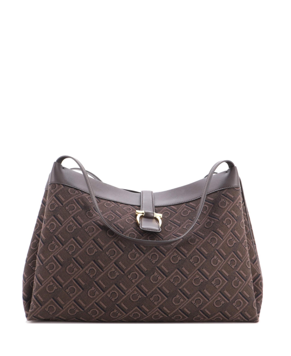 Click here for Pre-Owned Salvatore Ferragamo Medium Gancini Shoul... prices