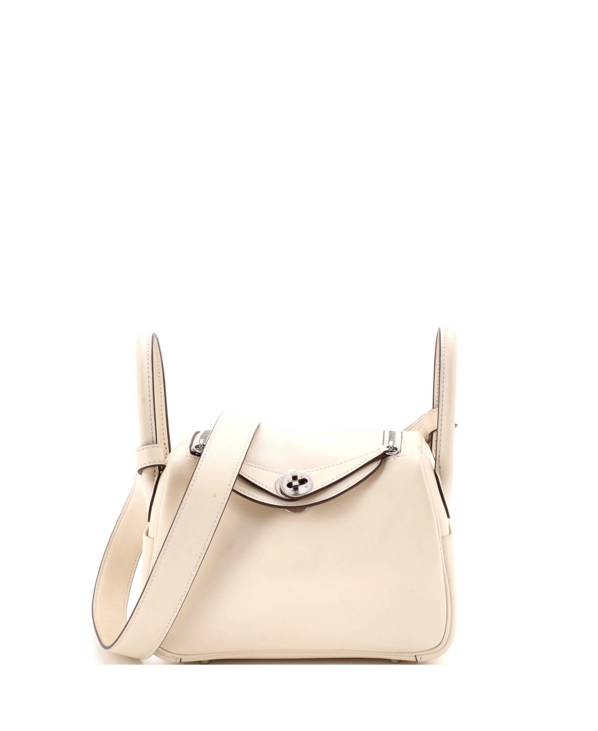 Click here for Pre-Owned Hermes Mini Lindy Bag Swift - Natural prices