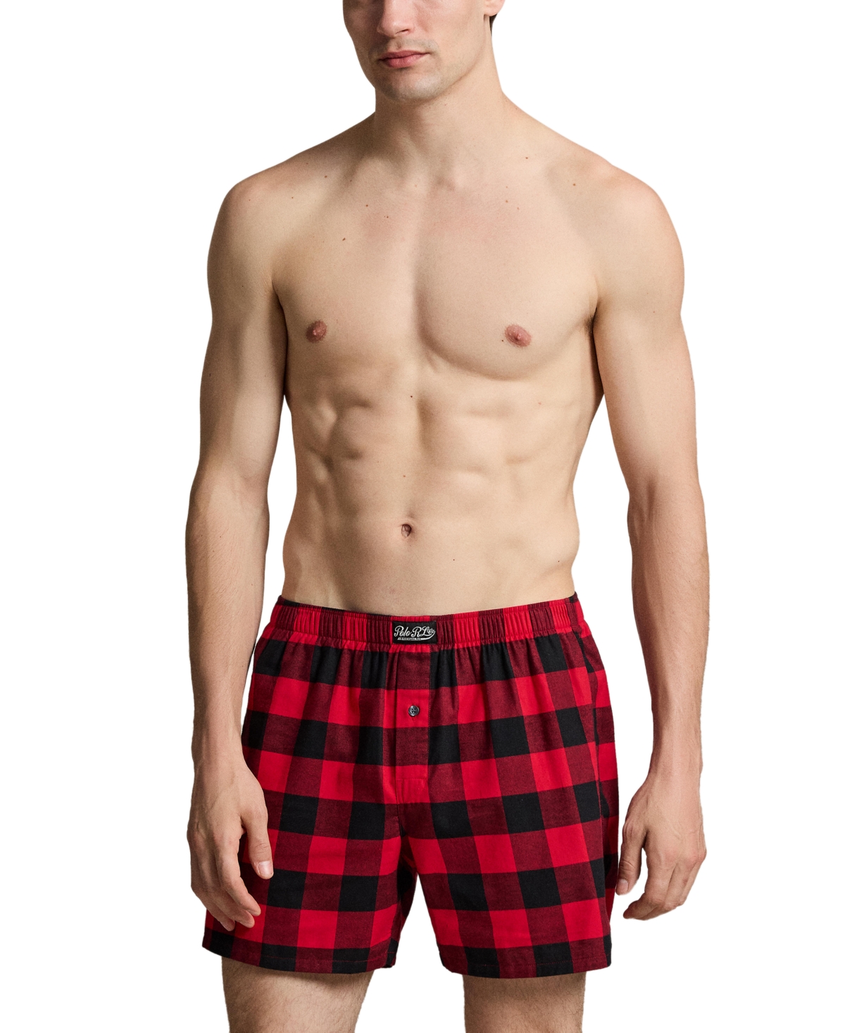 Click here for Polo Ralph Lauren Mens Plaid Single Button Fly Box... prices