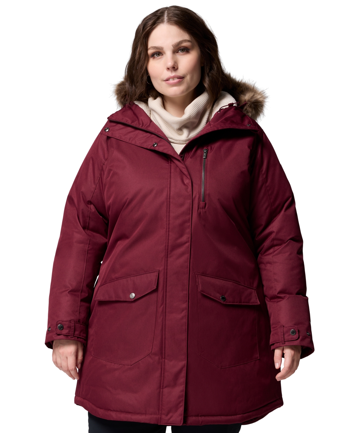 Click here for Columbia Plus Size Suttle Mountain Long Insulated... prices