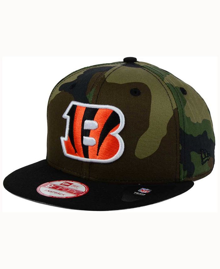 New Era Cincinnati Bengals Camo Two Tone 9FIFTY Snapback Cap - Macy's