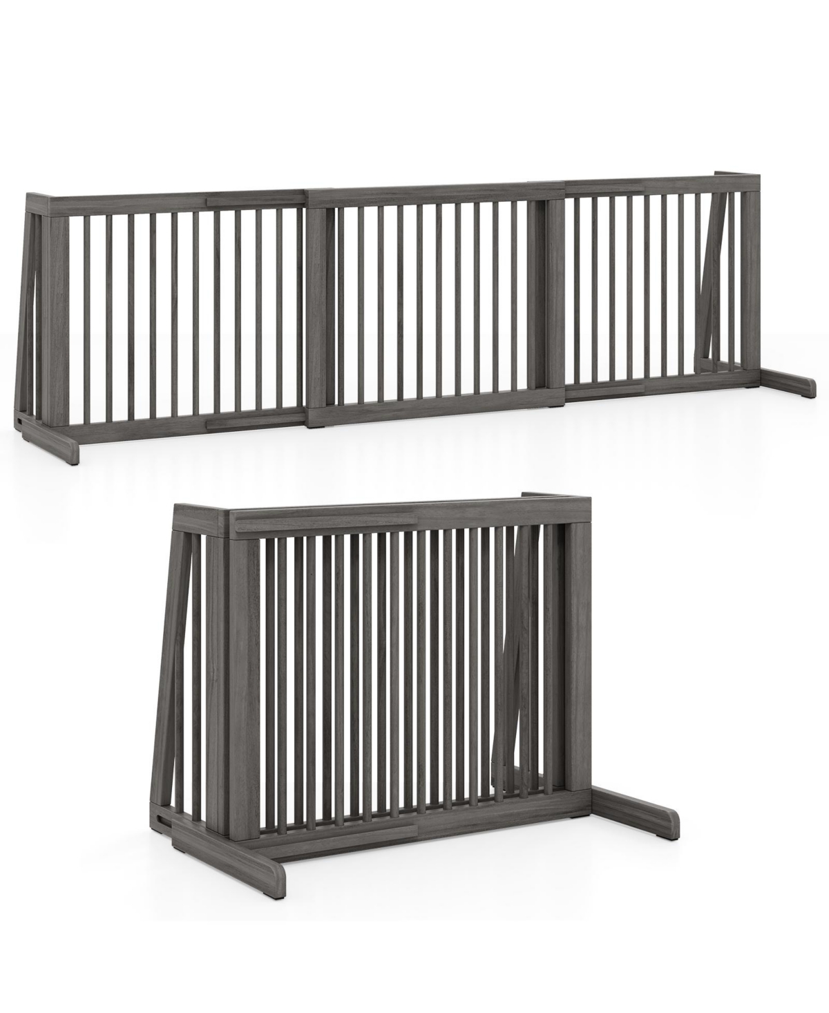 Click here for Gymax Folding Adjustable Free Standing 3 Panel Woo... prices
