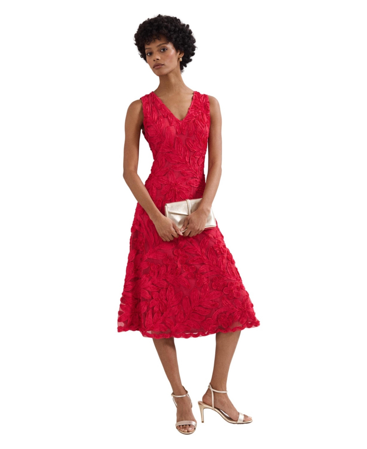 Click here for Phase Eight Womens Paloma Floral Embroidered Fit &... prices