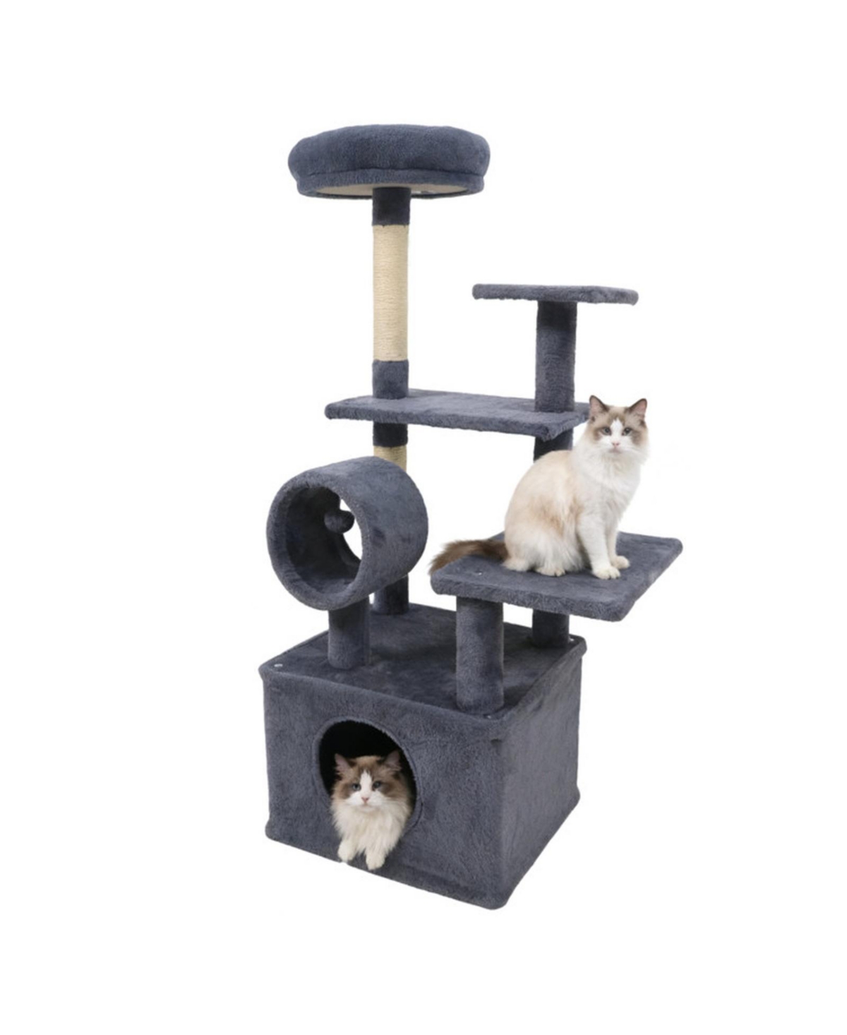 Click here for Sugift Cat Tree 48 Inch Multi-Level Kitten Tower w... prices