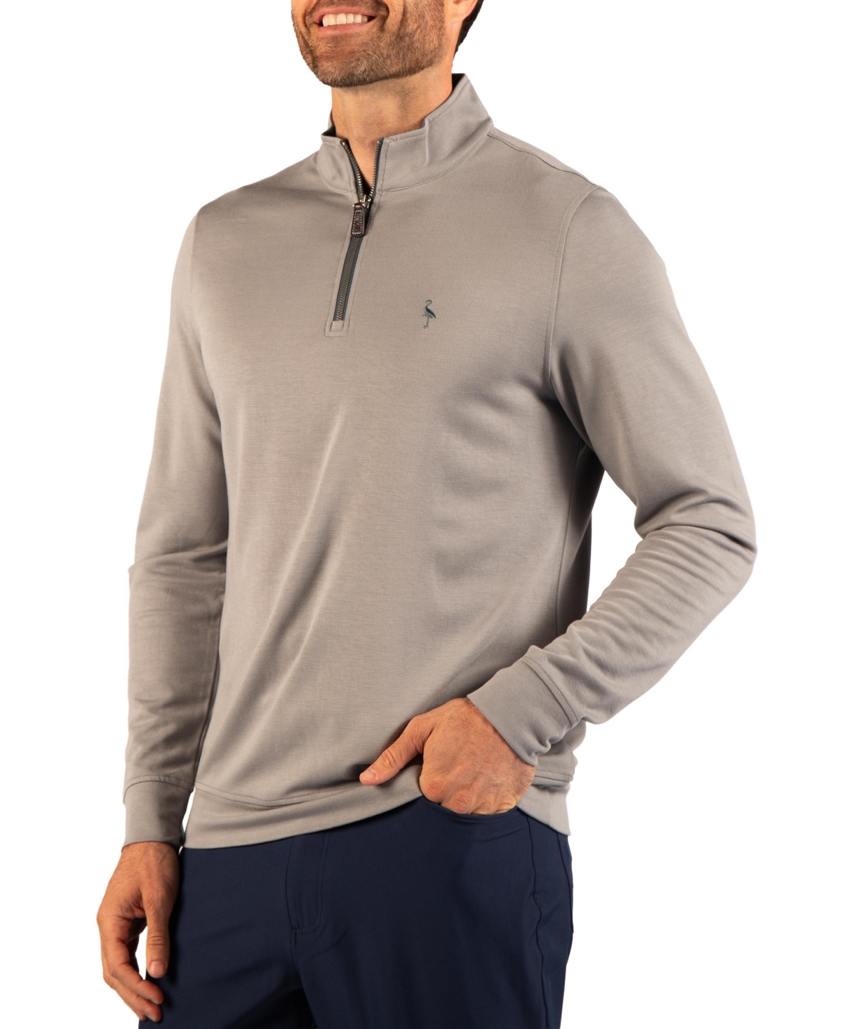 Click here for TailorByrd Mens Soft Stonewashed Quarter Zip Sweat... prices