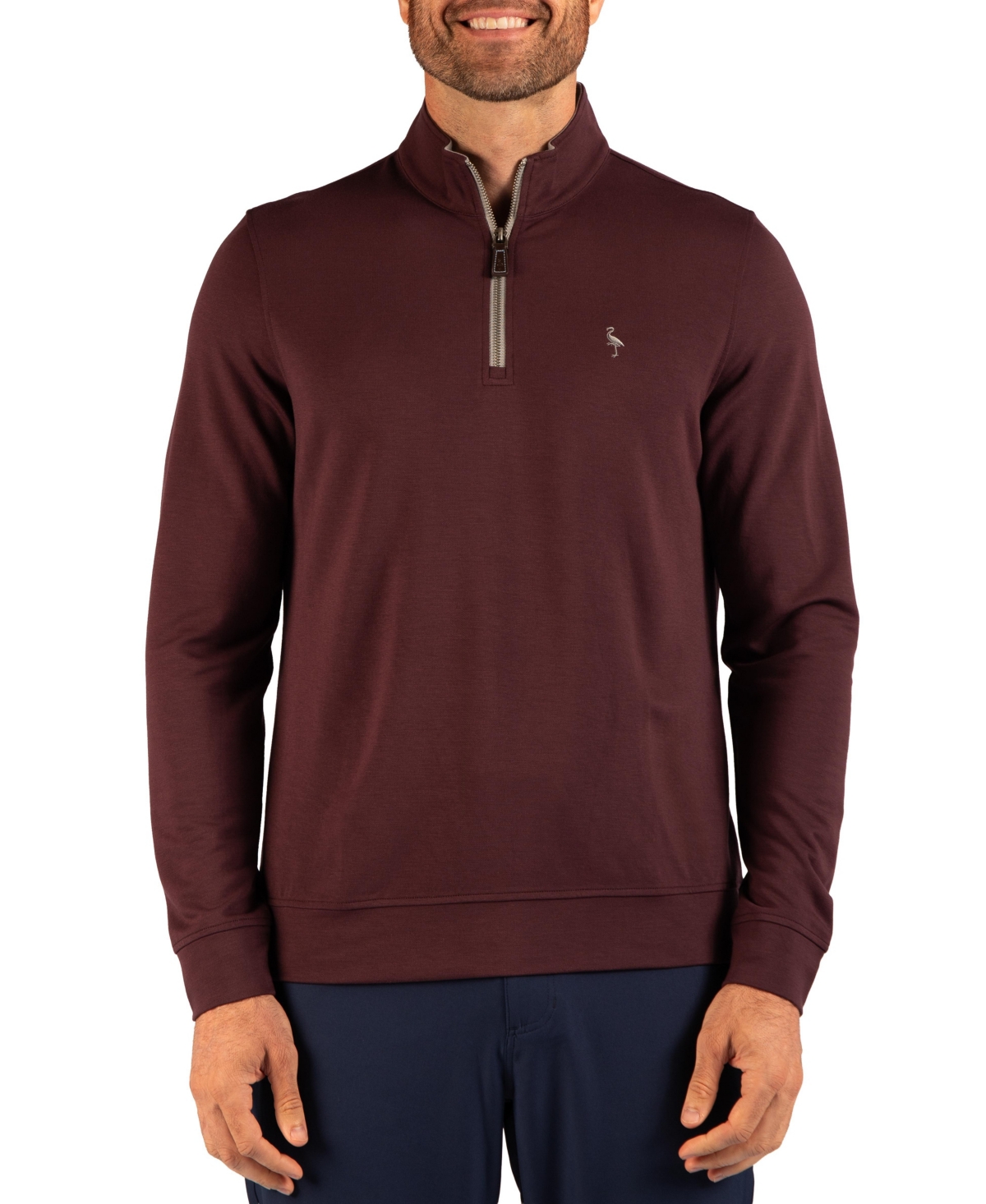 Click here for TailorByrd Mens Soft Stonewashed Quarter Zip Sweat... prices