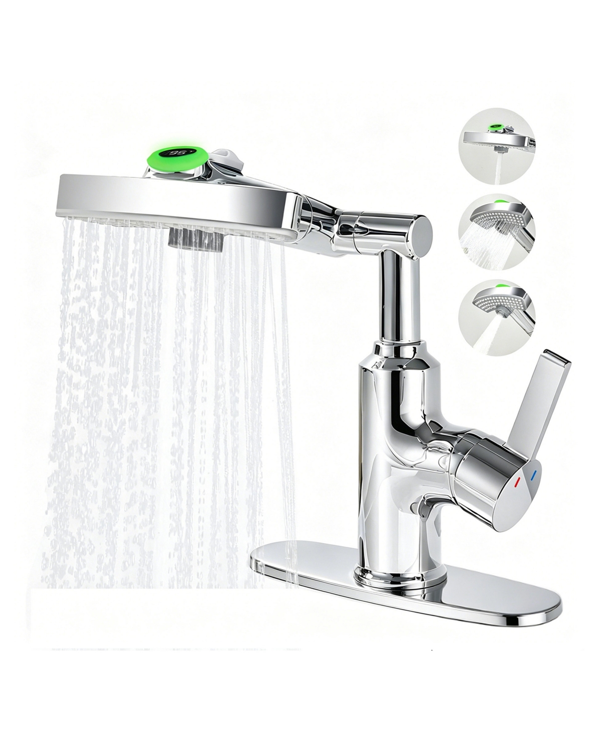Click here for Thirtypeachy Single Handle Bathroom Sink Faucet wi... prices