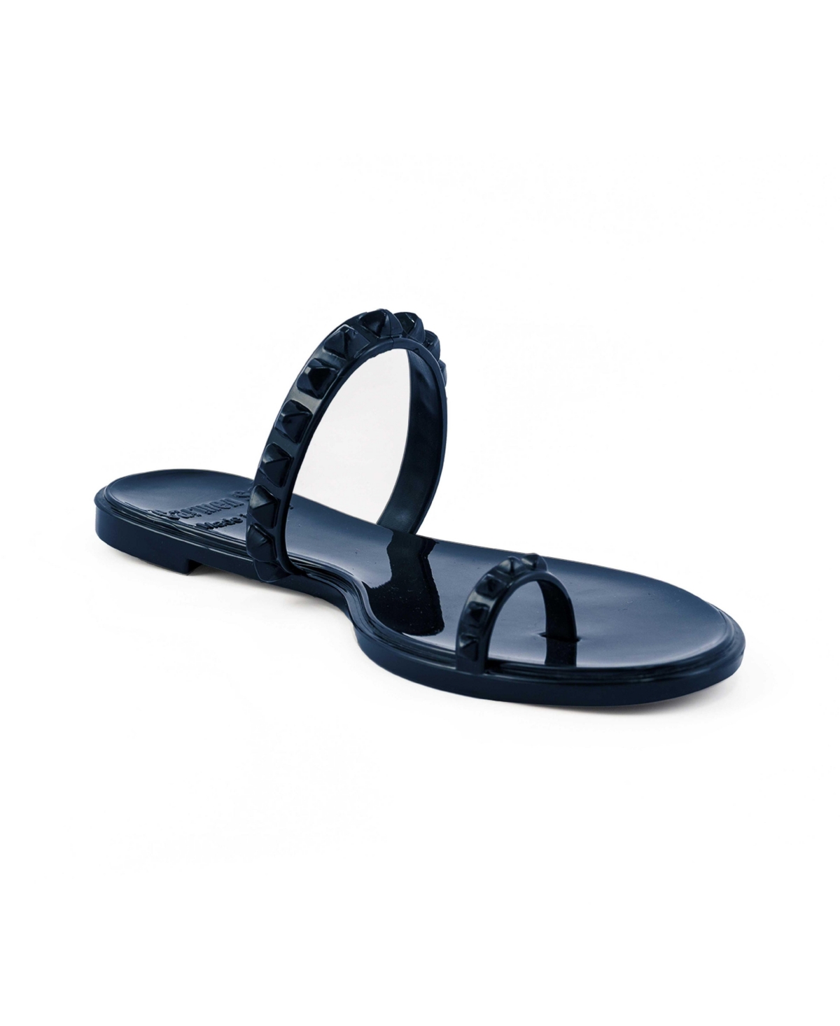 Click here for Carmen Sol Womens Maria Flat Sandal - Navy blue prices