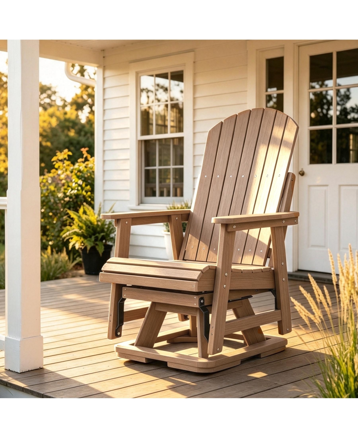 Click here for Mega Casa Hips All-Weather Outdoor Swivel Patio Gl... prices