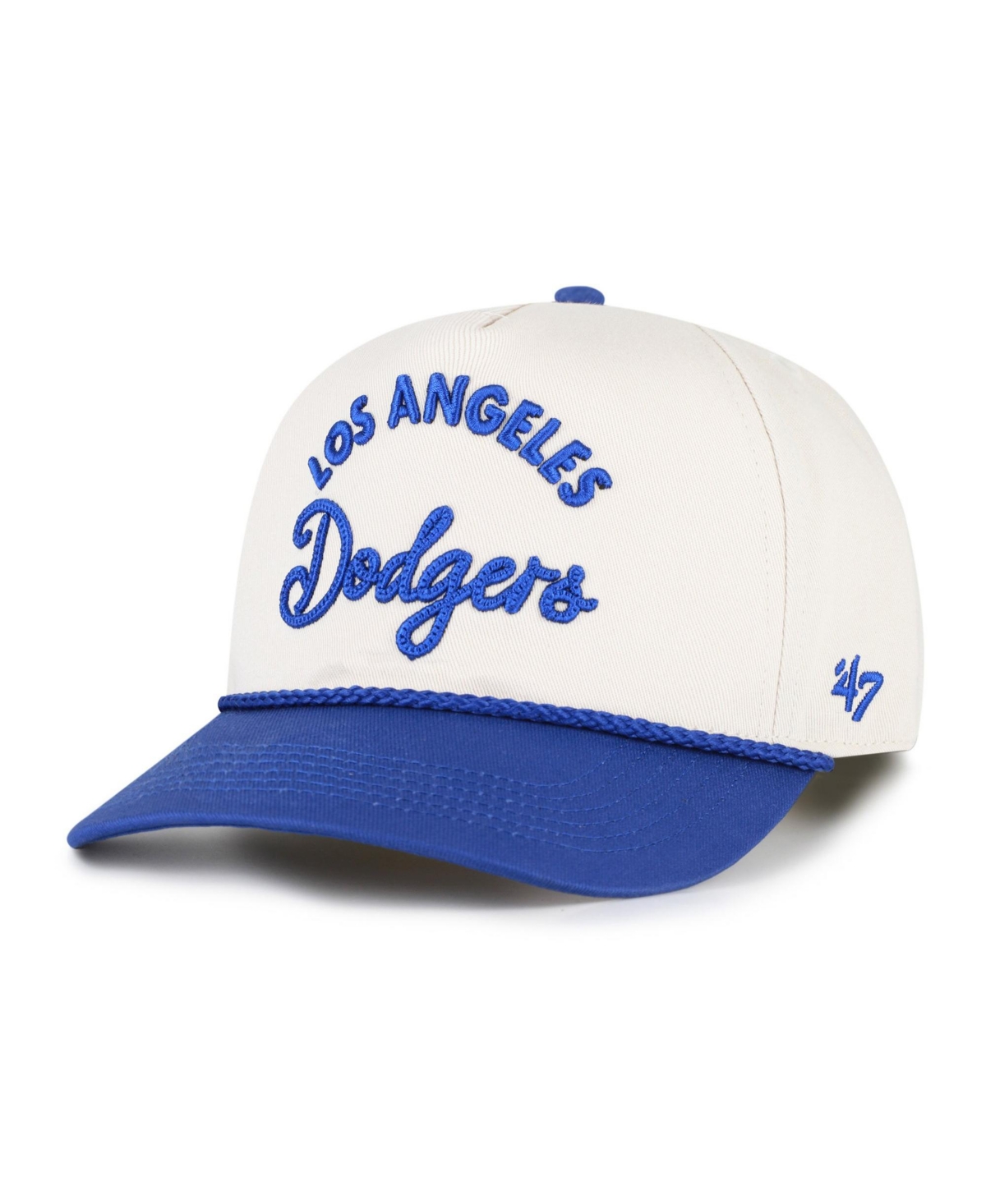 Click here for 47 Brand Mens Natural/Royal Los Angeles Dodgers Ro... prices