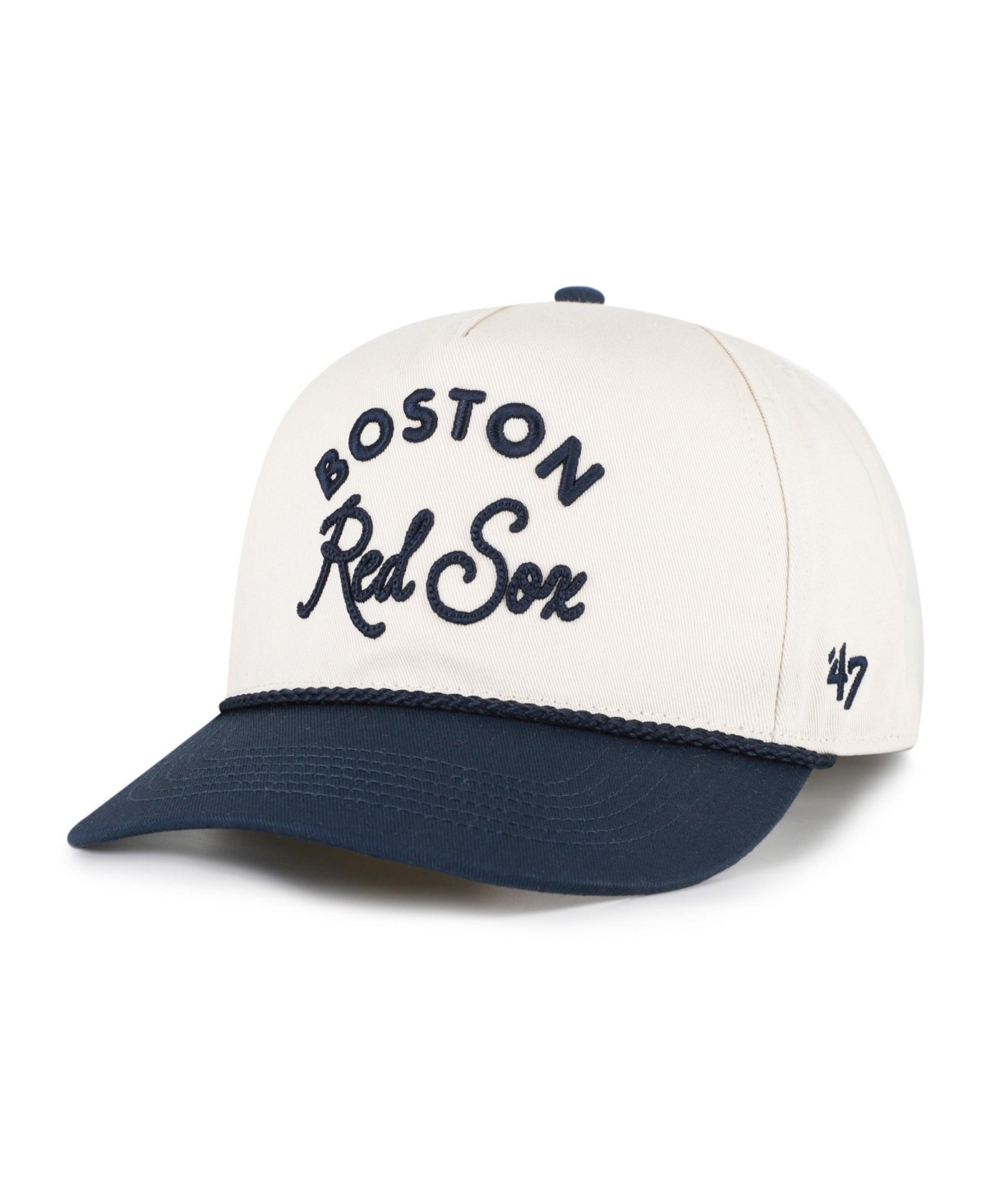 Click here for 47 Brand Mens Natural/Navy Boston Red Sox Rope Scr... prices