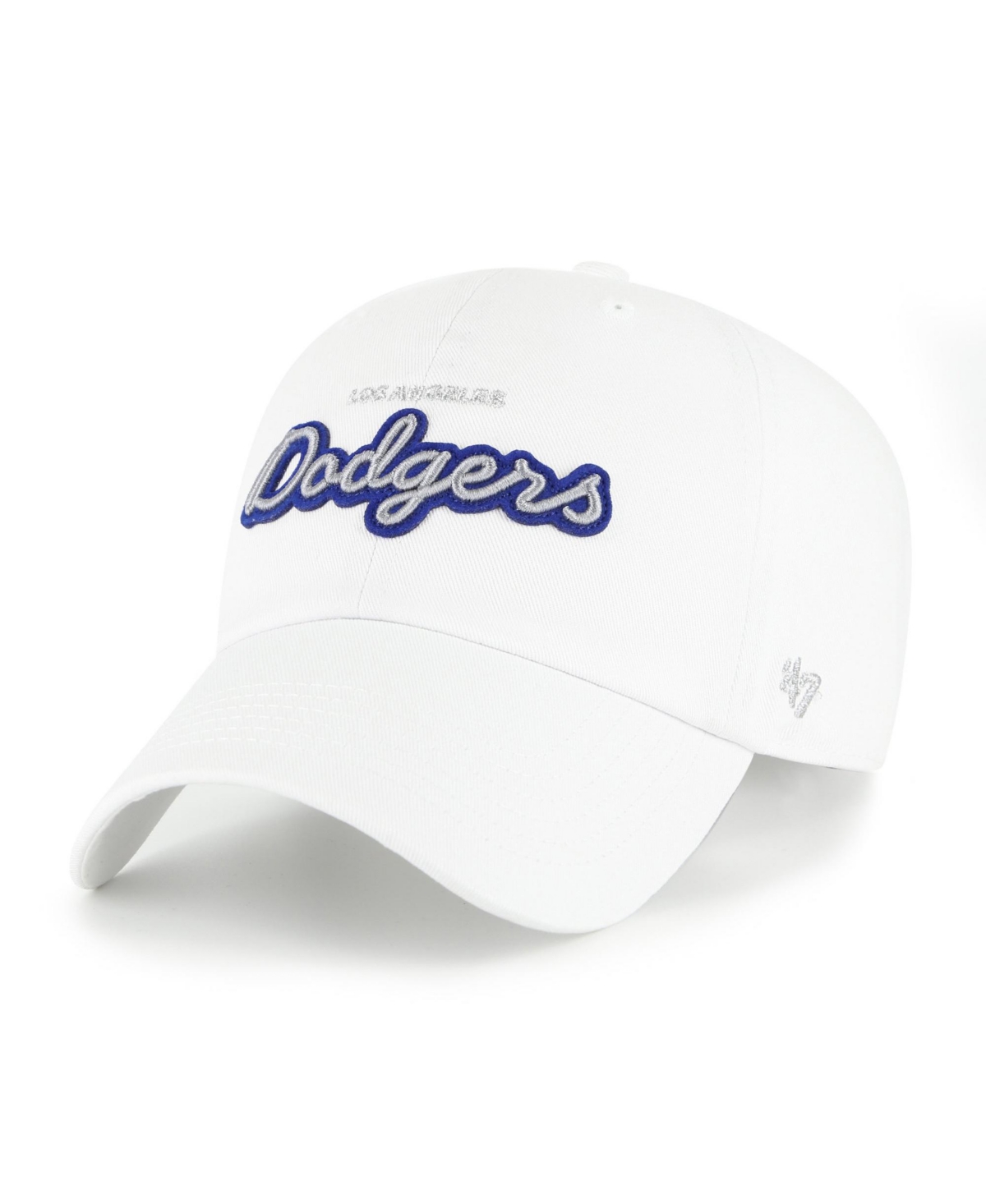 Click here for 47 Brand Womens White Los Angeles Dodgers Trendy S... prices