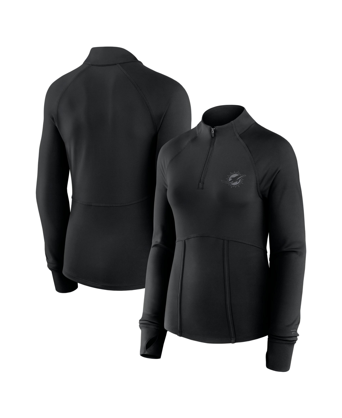Click here for Fanatics Womens Black Miami Dolphins Elements Quar... prices