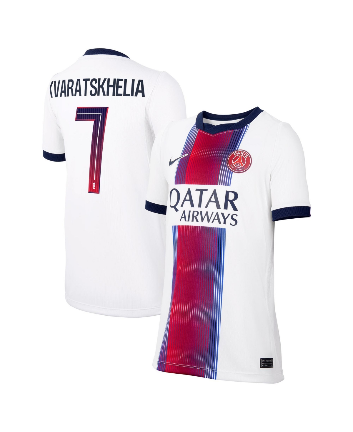 Click here for Nike Big Boys and Girls Khvicha Kvaratskhelia Whit... prices
