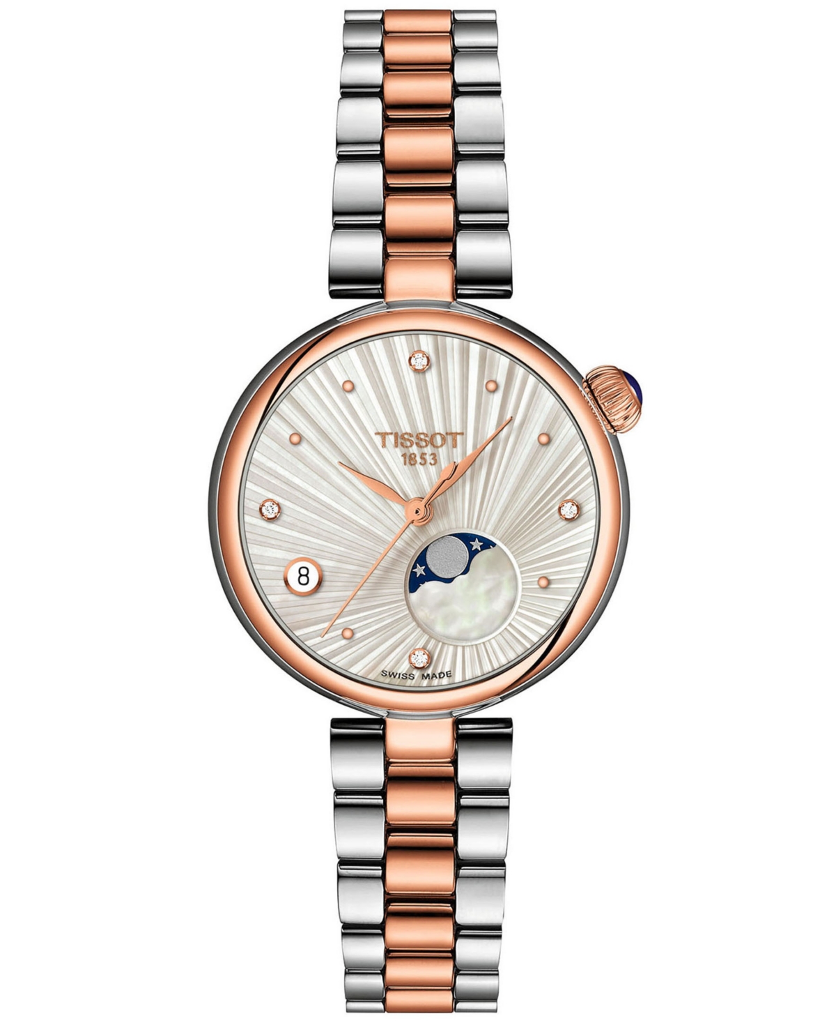 Click here for Tissot Womens Desir Moonphase Quartz Silver-Tone S... prices