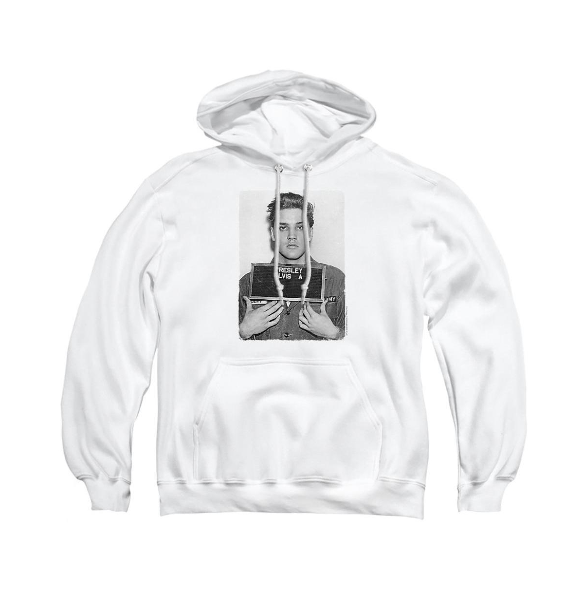 Click here for Elvis Mens Army Mug Shot Graphic Kangaroo-Pocket C... prices