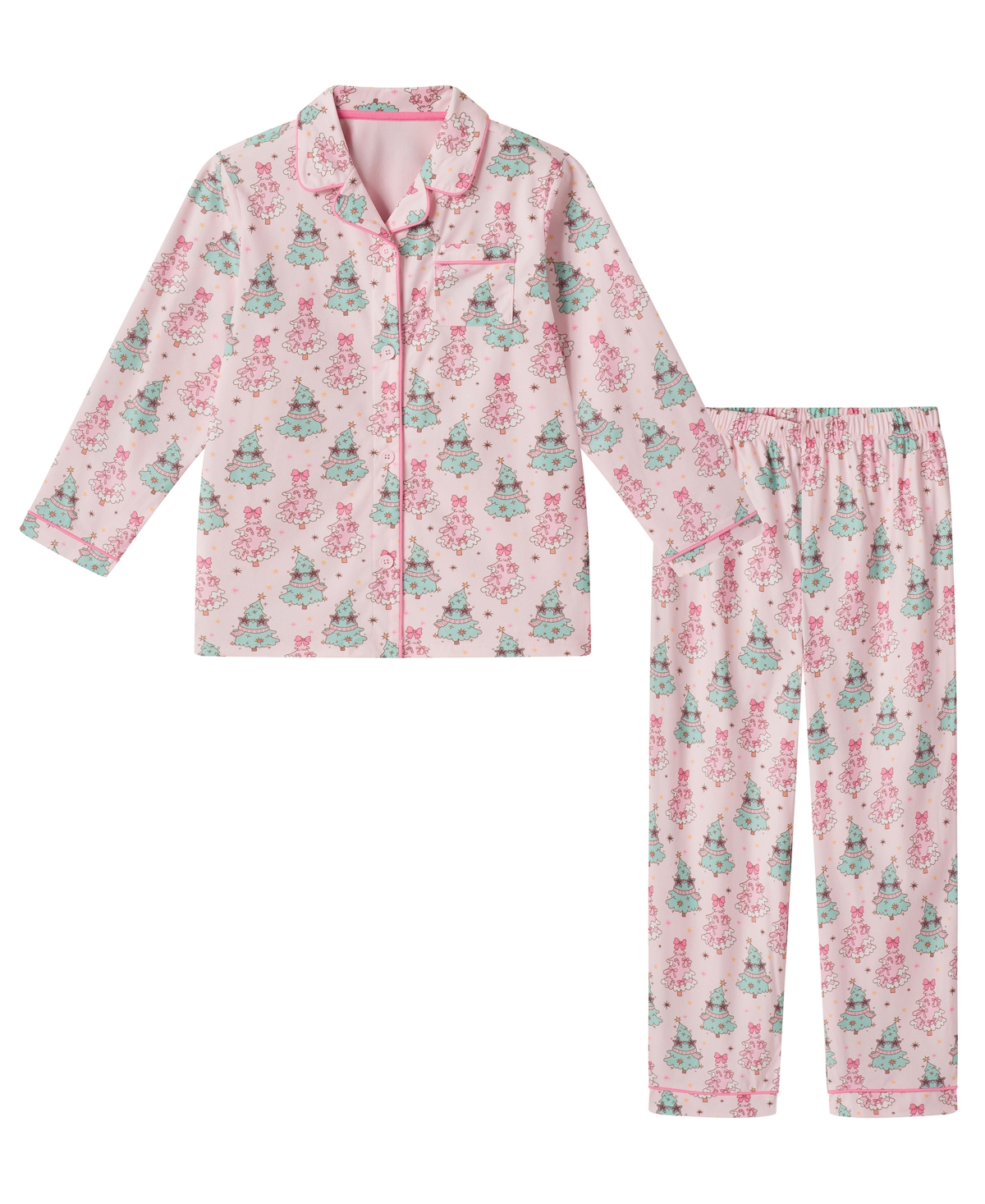 Click here for Andy & Evan Girls 5-16 Holiday Icons Print Pajama... prices
