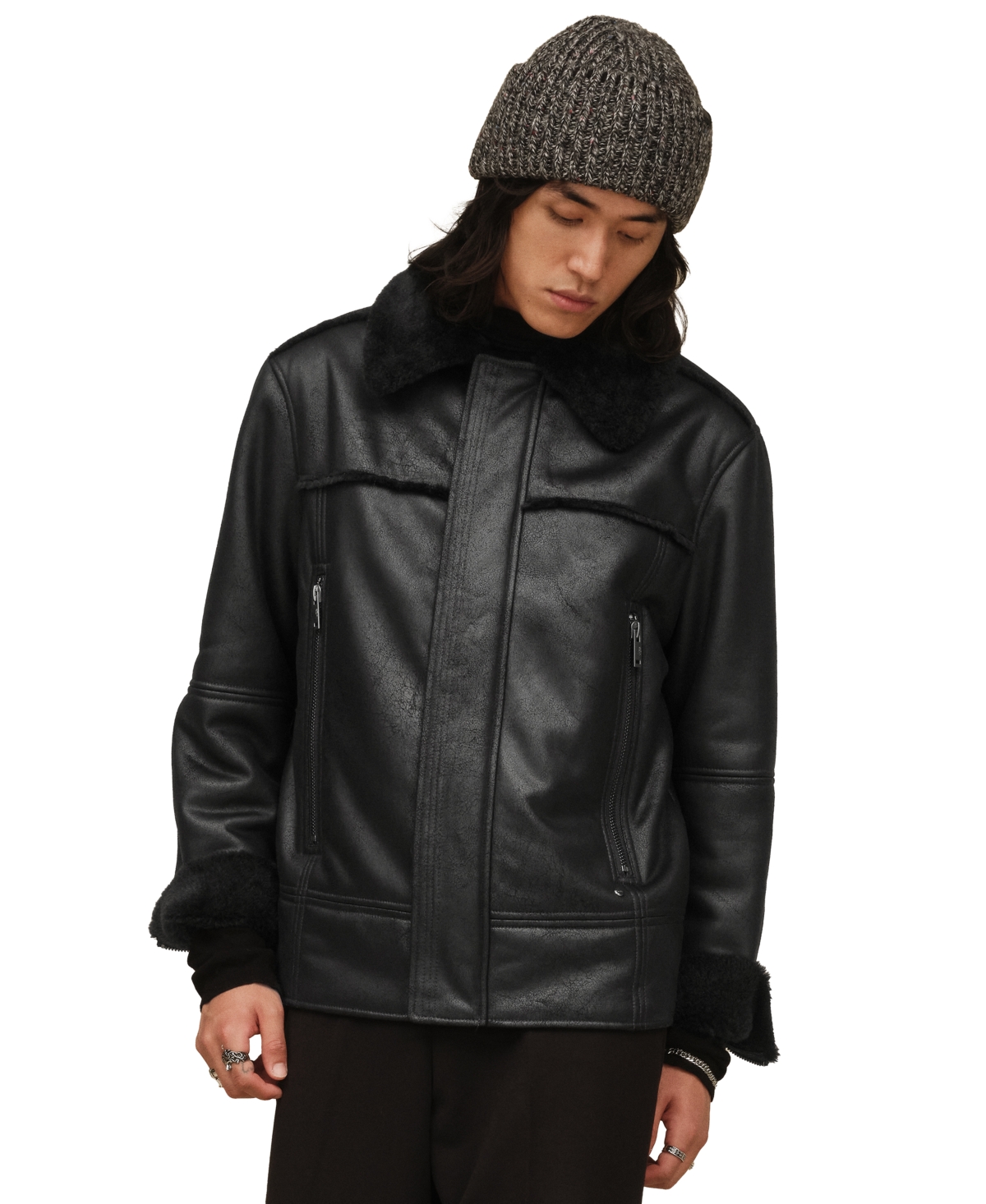 Click here for Ugg Mens Thayden Luxefluff Fleece Lined Jacket - B... prices