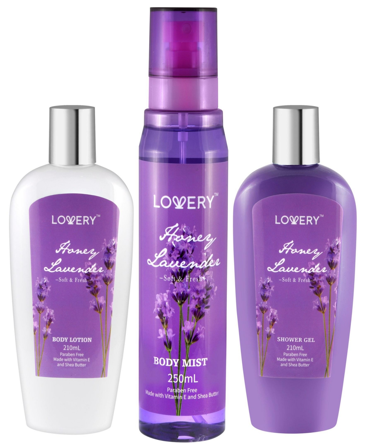 Click here for Lovery Honey Lavender Bath and Body Care Travel Se... prices