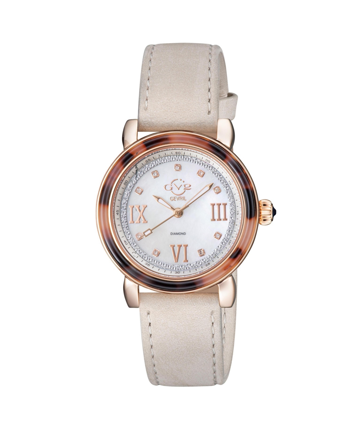 Click here for GV2 by Gevril Womens Genoa Swiss Quartz Ip Gold St... prices