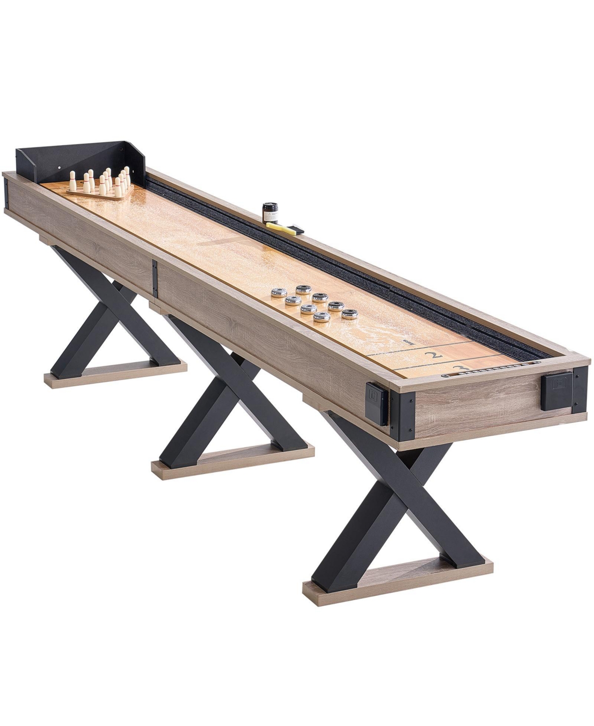 Click here for Sugift 11.5 Ft 2 in 1 Shuffleboard and Bowling Com... prices