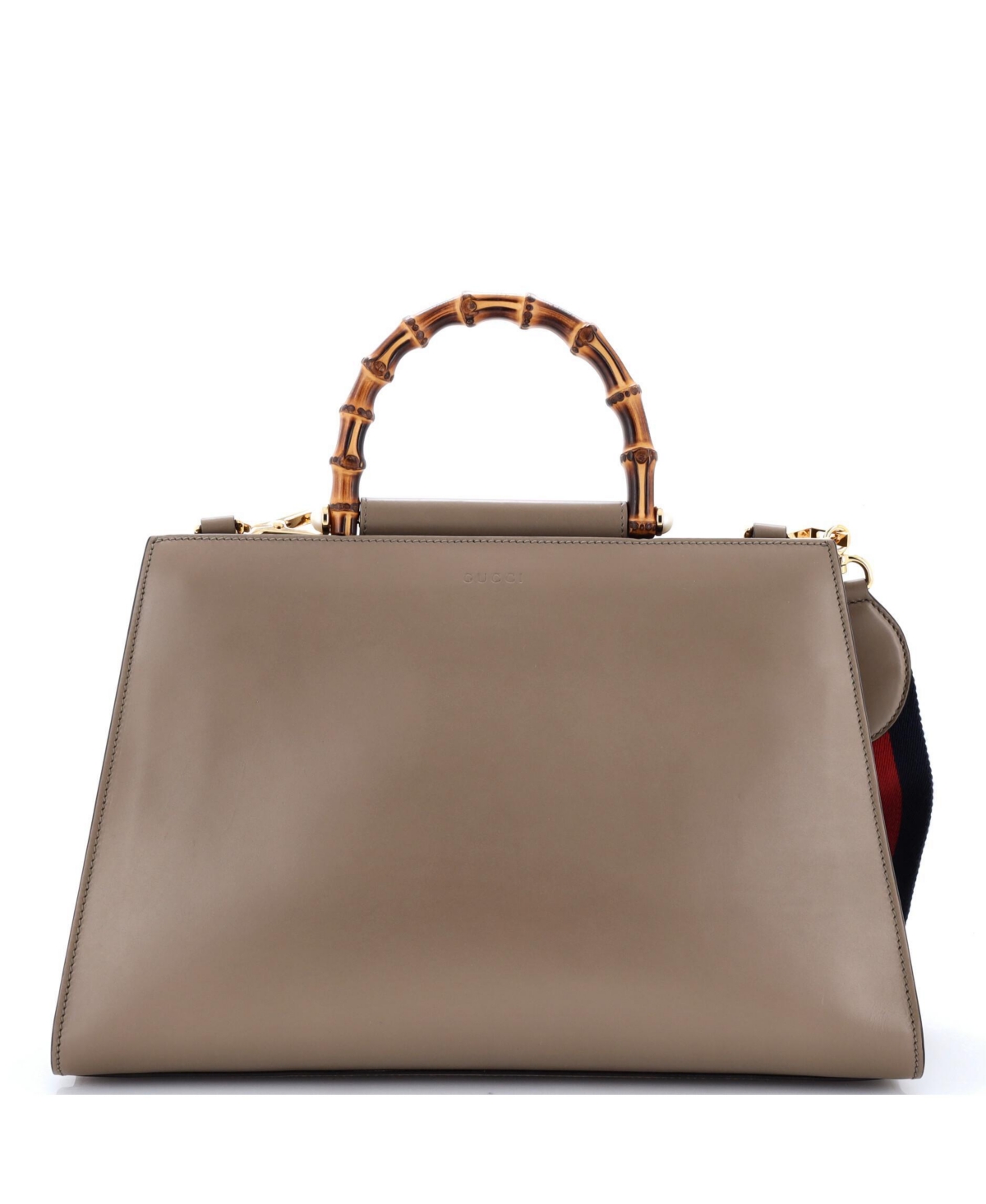 Click here for Pre-Owned Gucci Medium Nymphaea Top Handle Bag Lea... prices