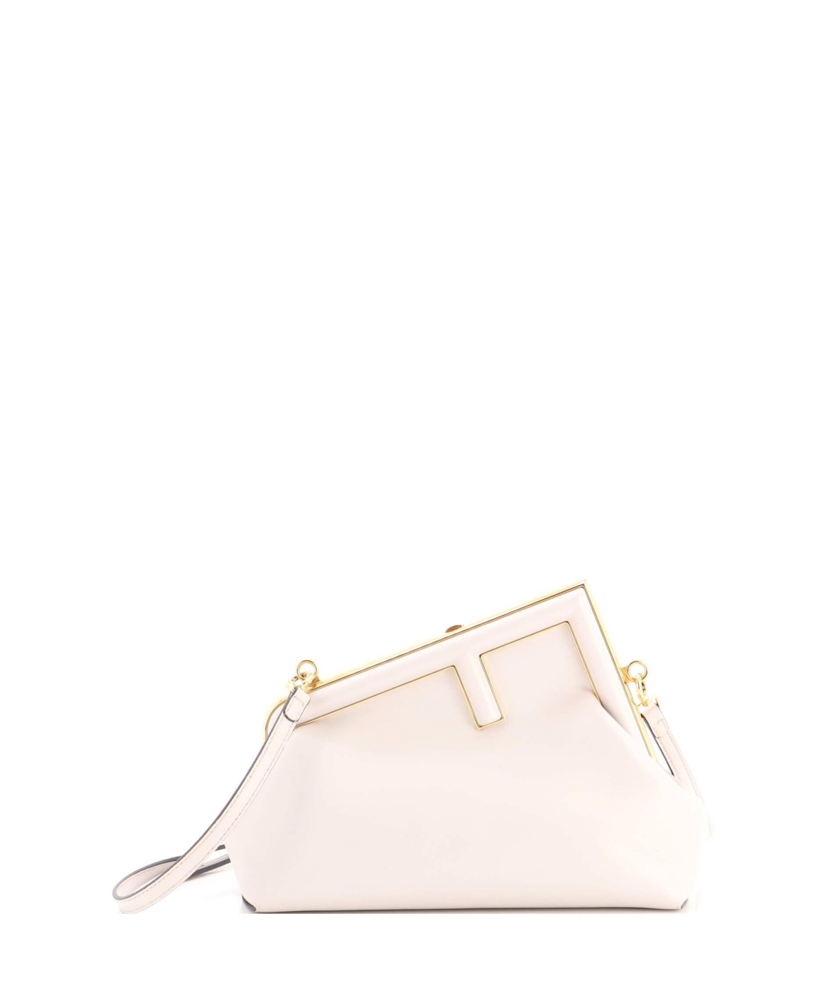 Click here for Pre-Owned Fendi Small First Bag Leather - White prices