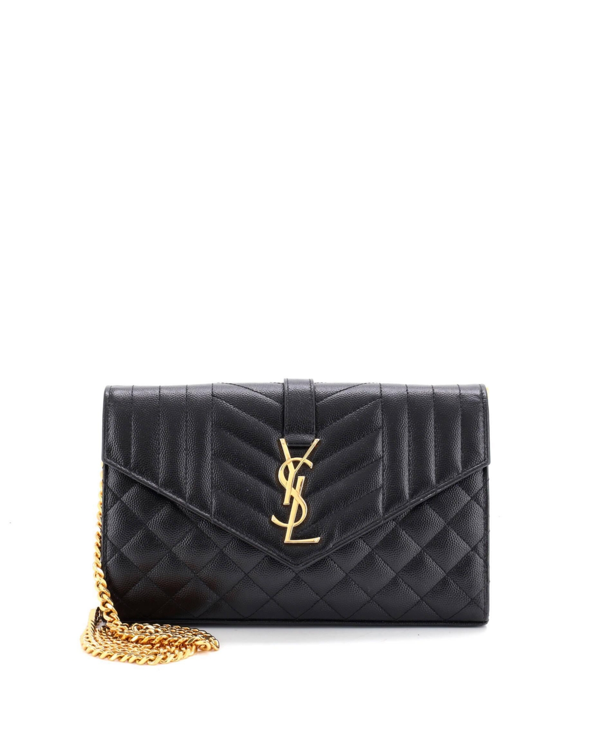 Click here for Pre-Owned Saint Laurent Medium Classic Monogram Ch... prices