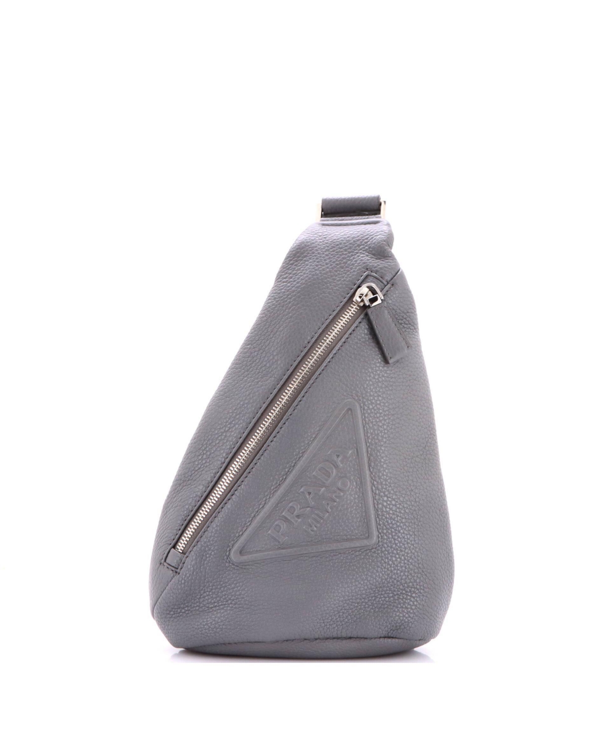 Click here for Pre-Owned Prada Triangle Logo Sling Bag Leather -... prices