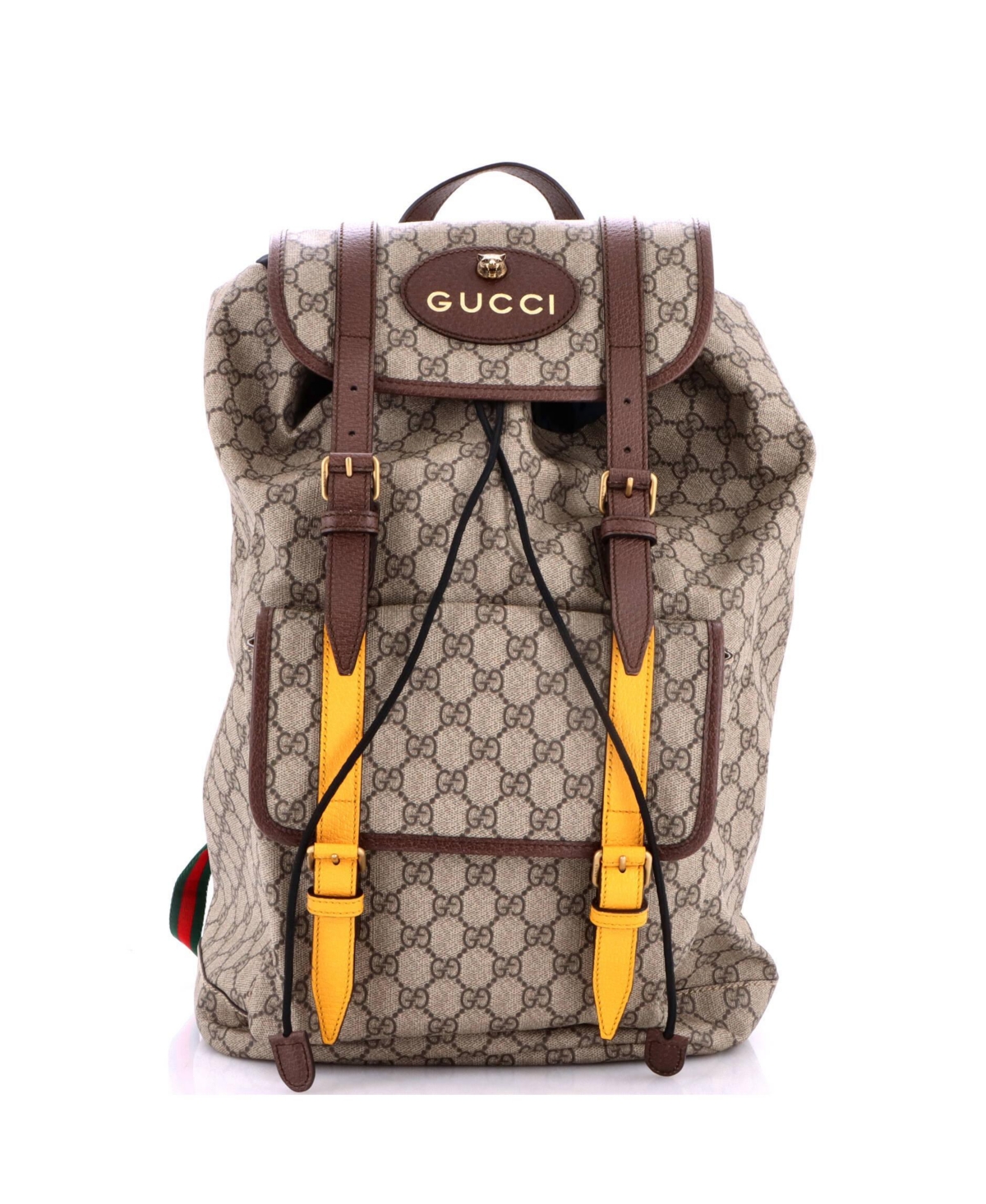 Click here for Pre-Owned Gucci Large Courrier Soft Backpack Gg Co... prices