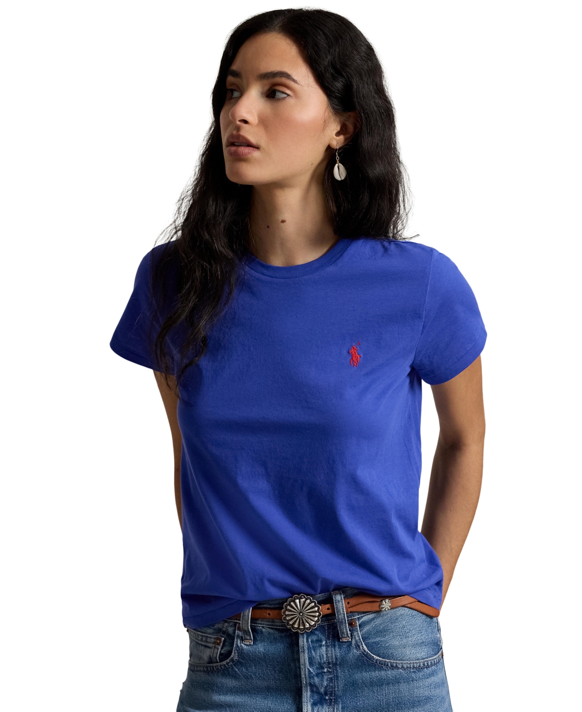 Click here for Polo Ralph Lauren Womens Crew Neck T-Shirt - Gala... prices