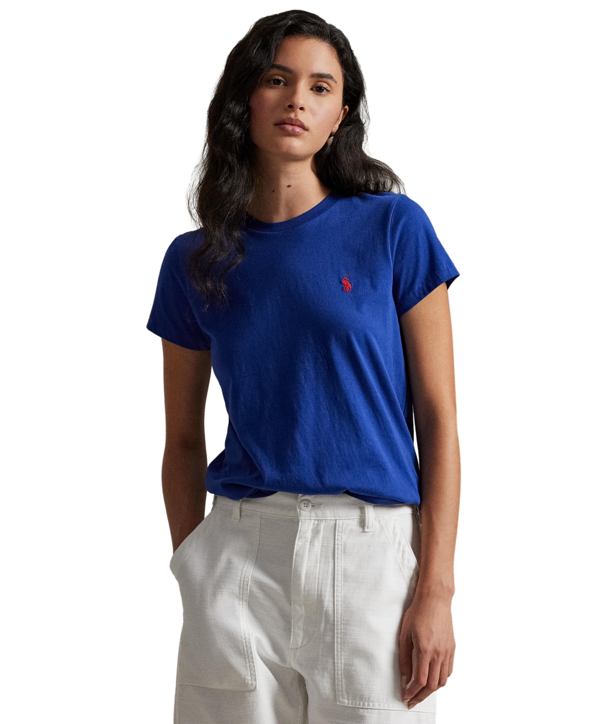 Click here for Polo Ralph Lauren Womens Crew Neck T-Shirt - Herit... prices