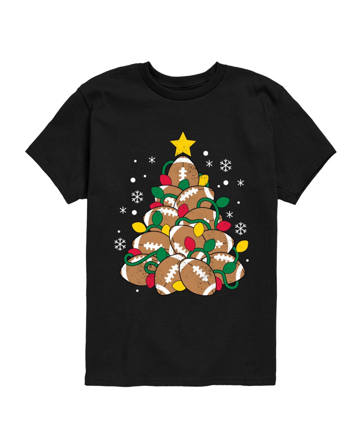 Click here for Hybrid Boys 8-20 Football Christmas Tree Short-Sle... prices