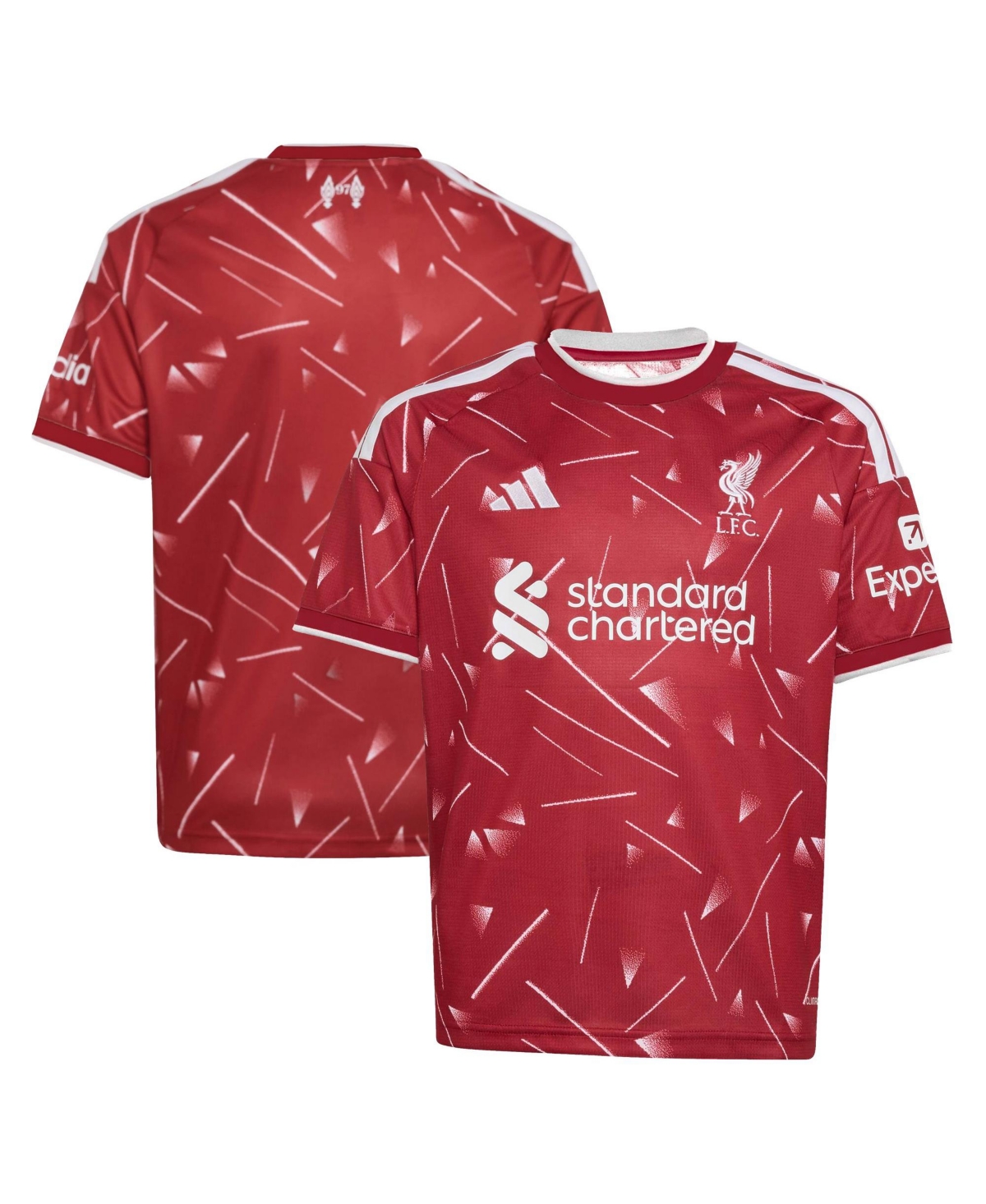 Click here for Adidas Big Boys and Girls Red Liverpool 2026/27 Ho... prices