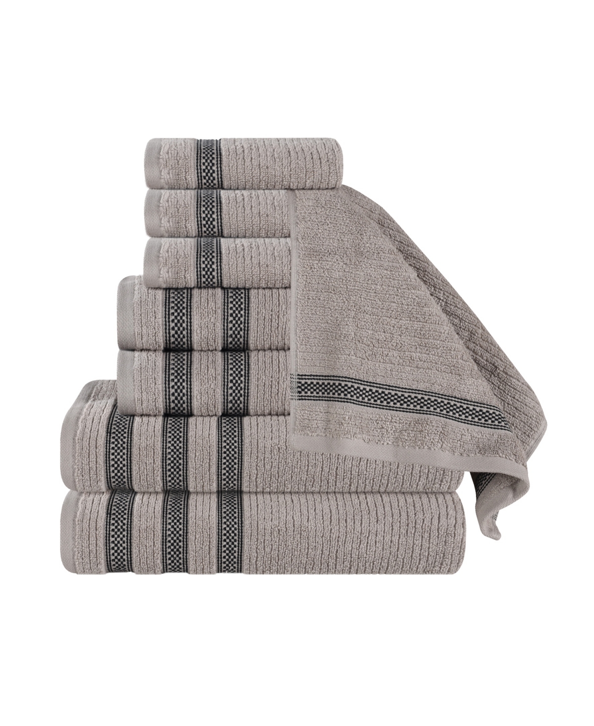 Click here for Superior Brea Zero Twist Cotton Ribbed Geometric B... prices