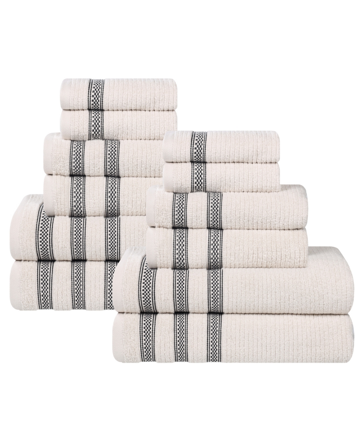 Click here for Superior Brea Zero Twist Cotton Ribbed Geometric B... prices