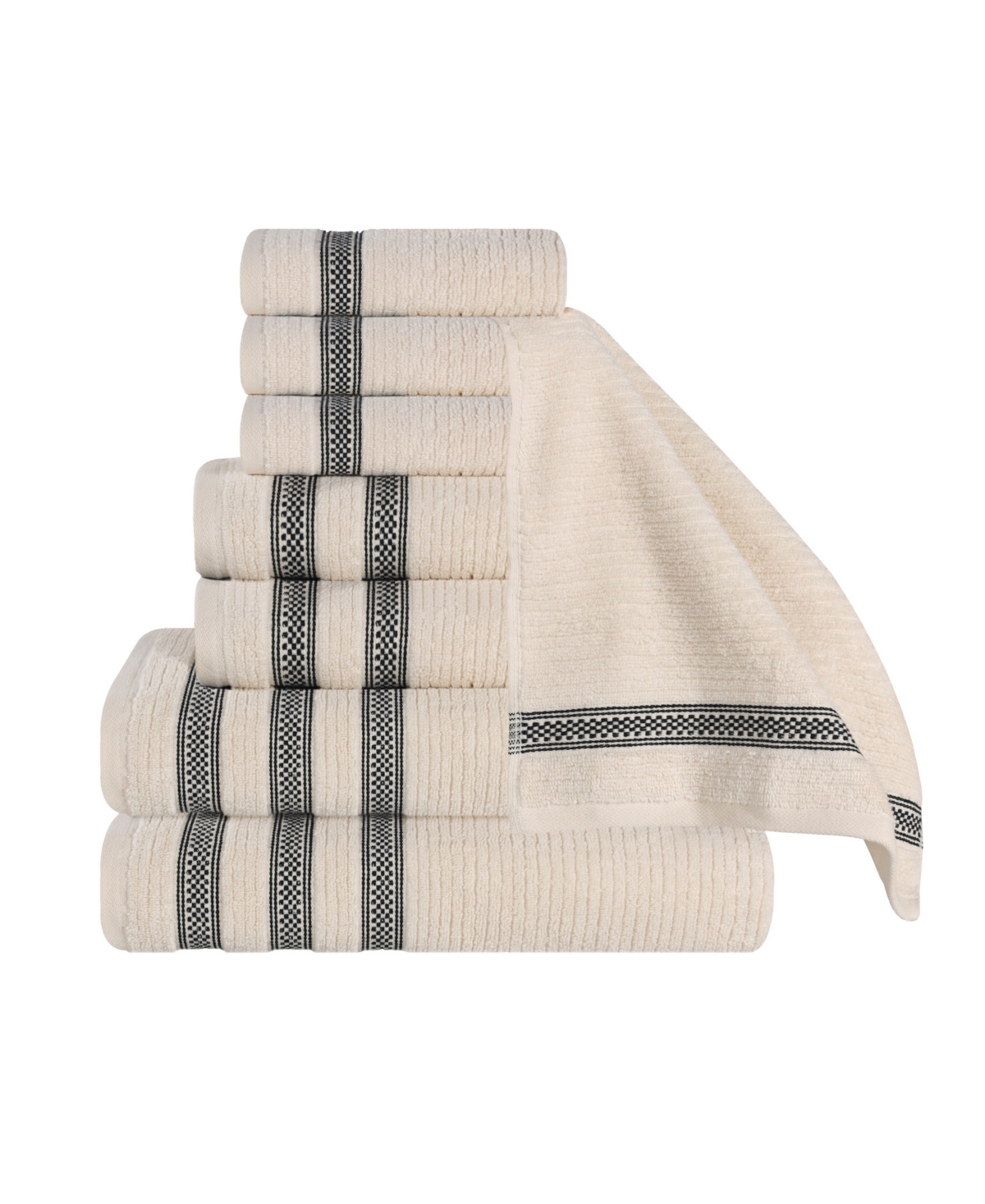 Click here for Superior Brea Zero Twist Cotton Ribbed Geometric B... prices