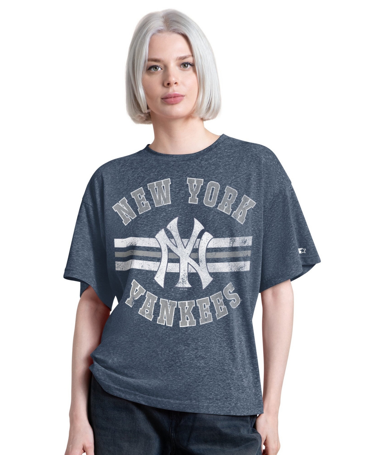 Click here for Starter Womens Navy New York Yankees Jump Shot Boy... prices