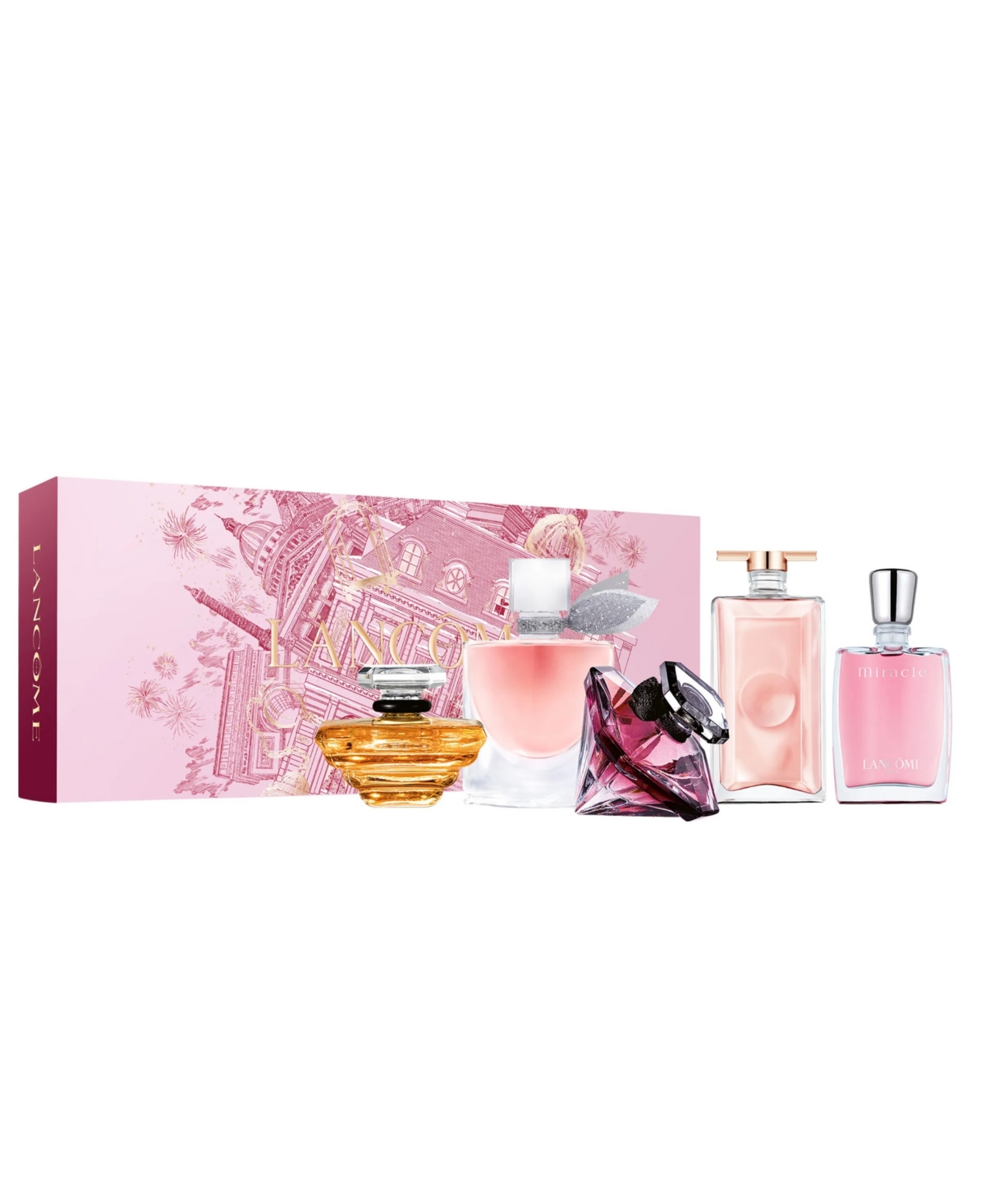 Click here for Lancome 5-Piece Perfume Sampler Holiday Gift Set prices