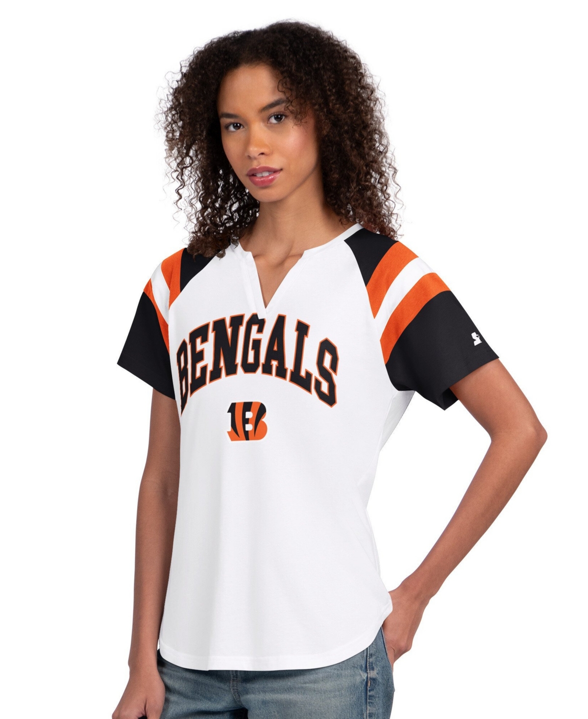 Click here for Starter Womens White Cincinnati Bengals Game On No... prices