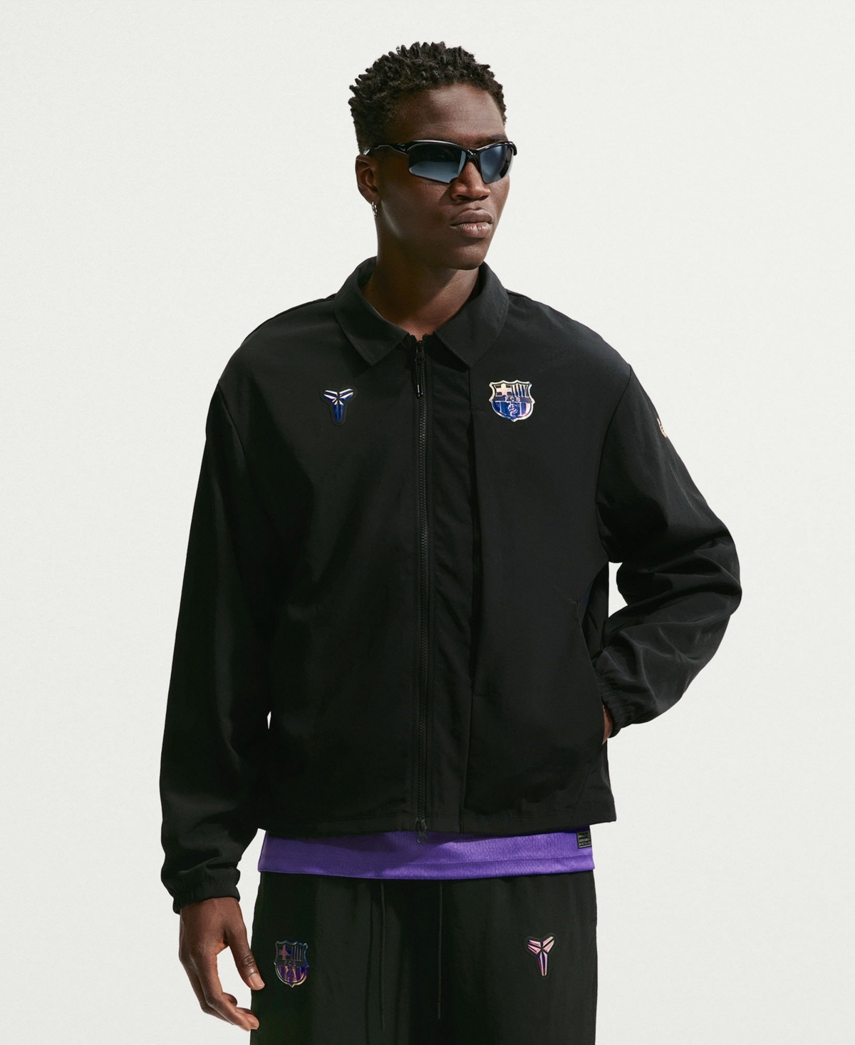 Click here for Nike Mens Black Barcelona 2026/27 Away Woven Full-... prices