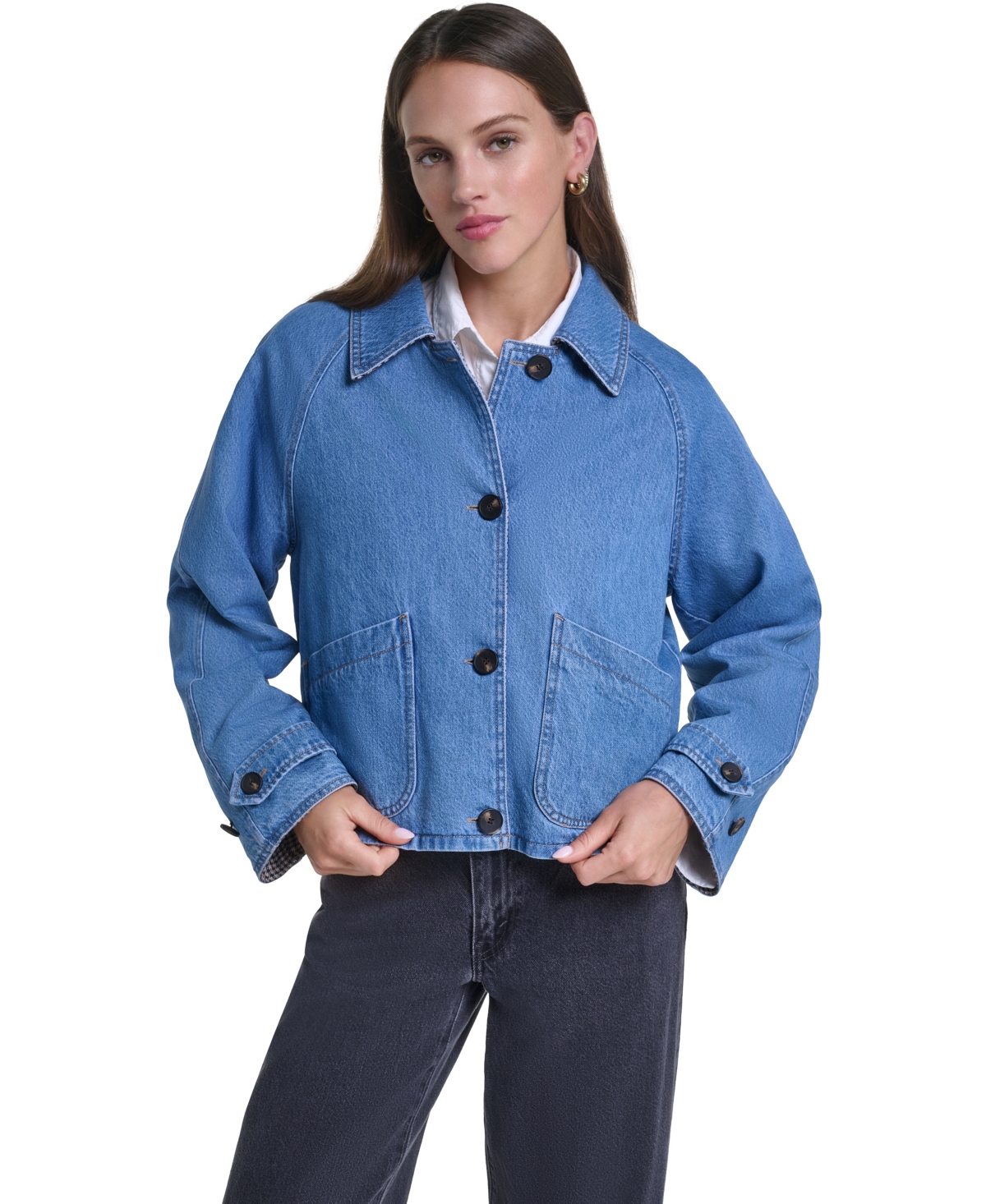 Click here for Levis Womens Reversible Trench Jacket - Medium Was... prices