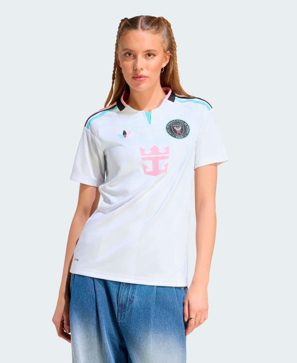 Click here for Adidas Womens White Inter Miami Cf 2026 Third Repl... prices