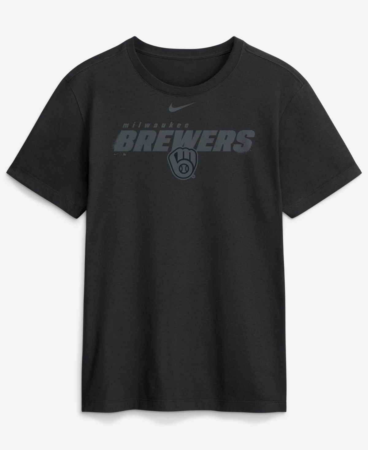 Click here for Nike Mens Black Milwaukee Brewers Tonal Club T-Shi... prices