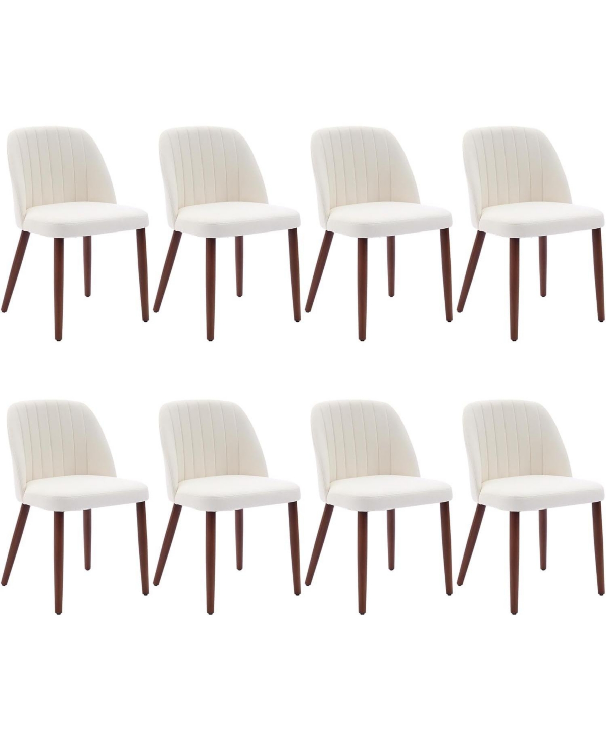 Click here for homfan Modern Wooden Dining Chairs Upholstered Lin... prices