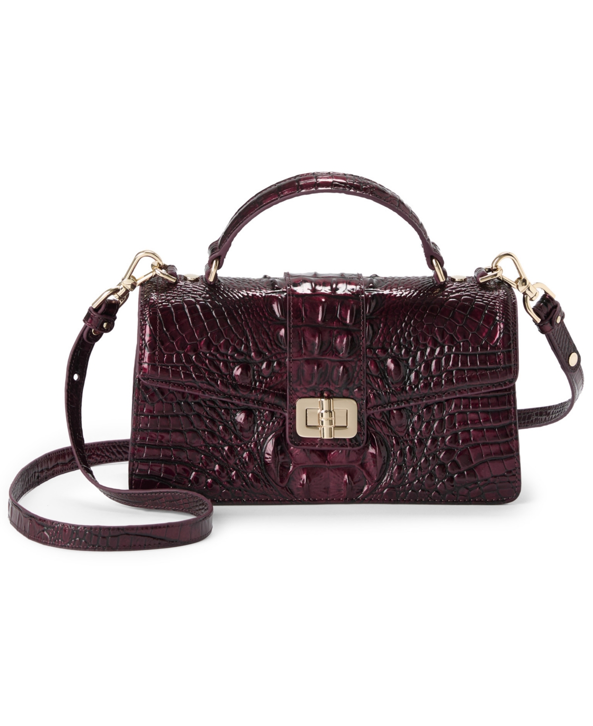 Click here for Brahmin Genie Melbourne Leather Small Crossbody Ha... prices
