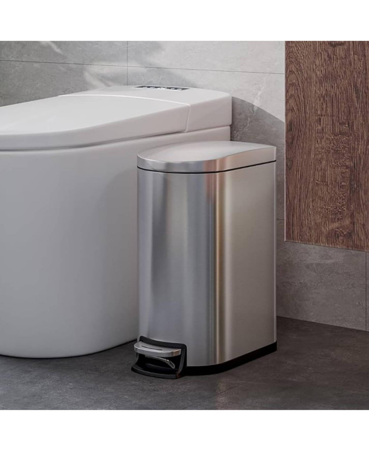 Click here for gaomon 2.6 Gallon Stainless Steel Step-on Trash Ca... prices