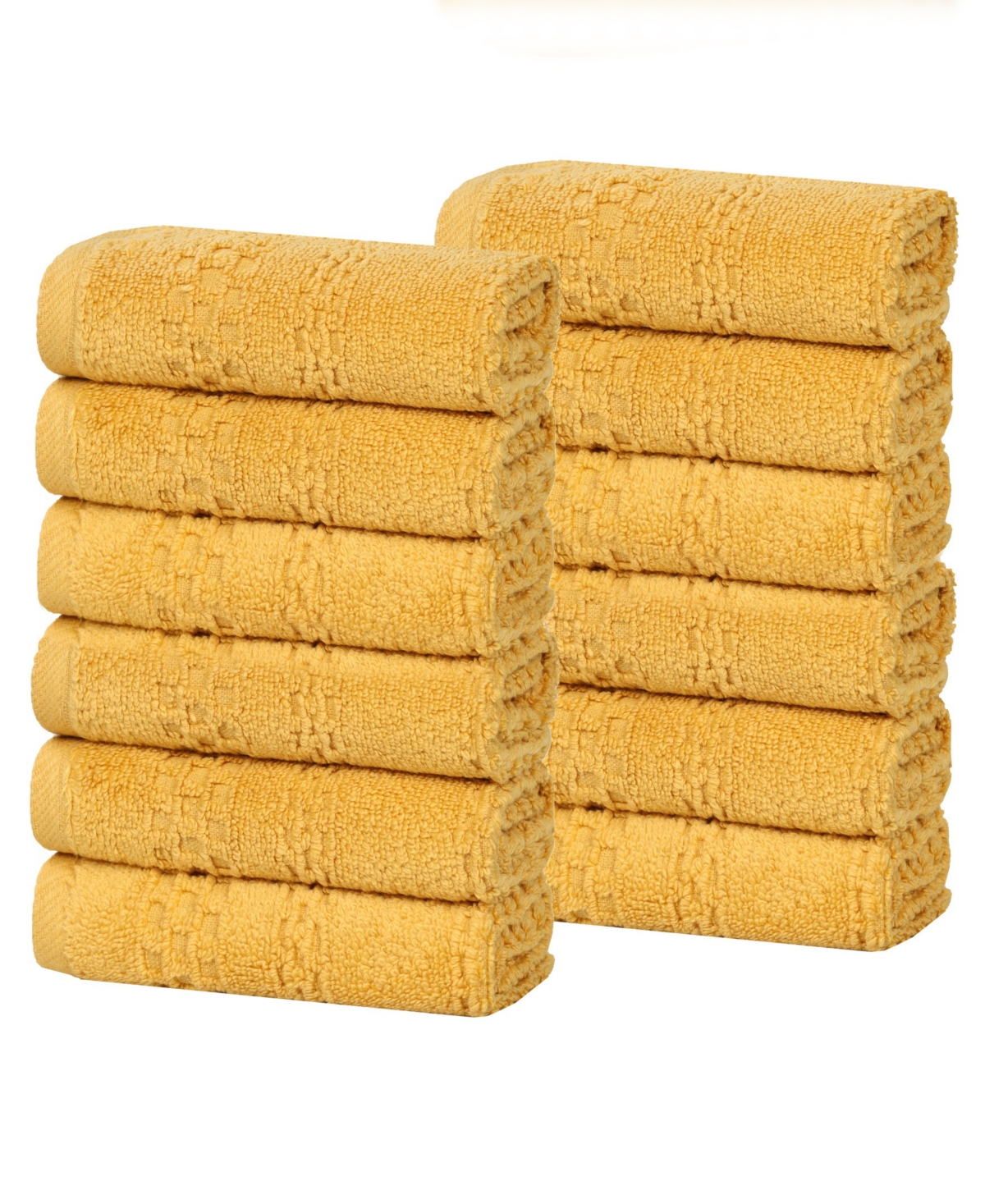 Click here for Superior Playa Cotton 12-Piece Washcloth Set - Gol... prices