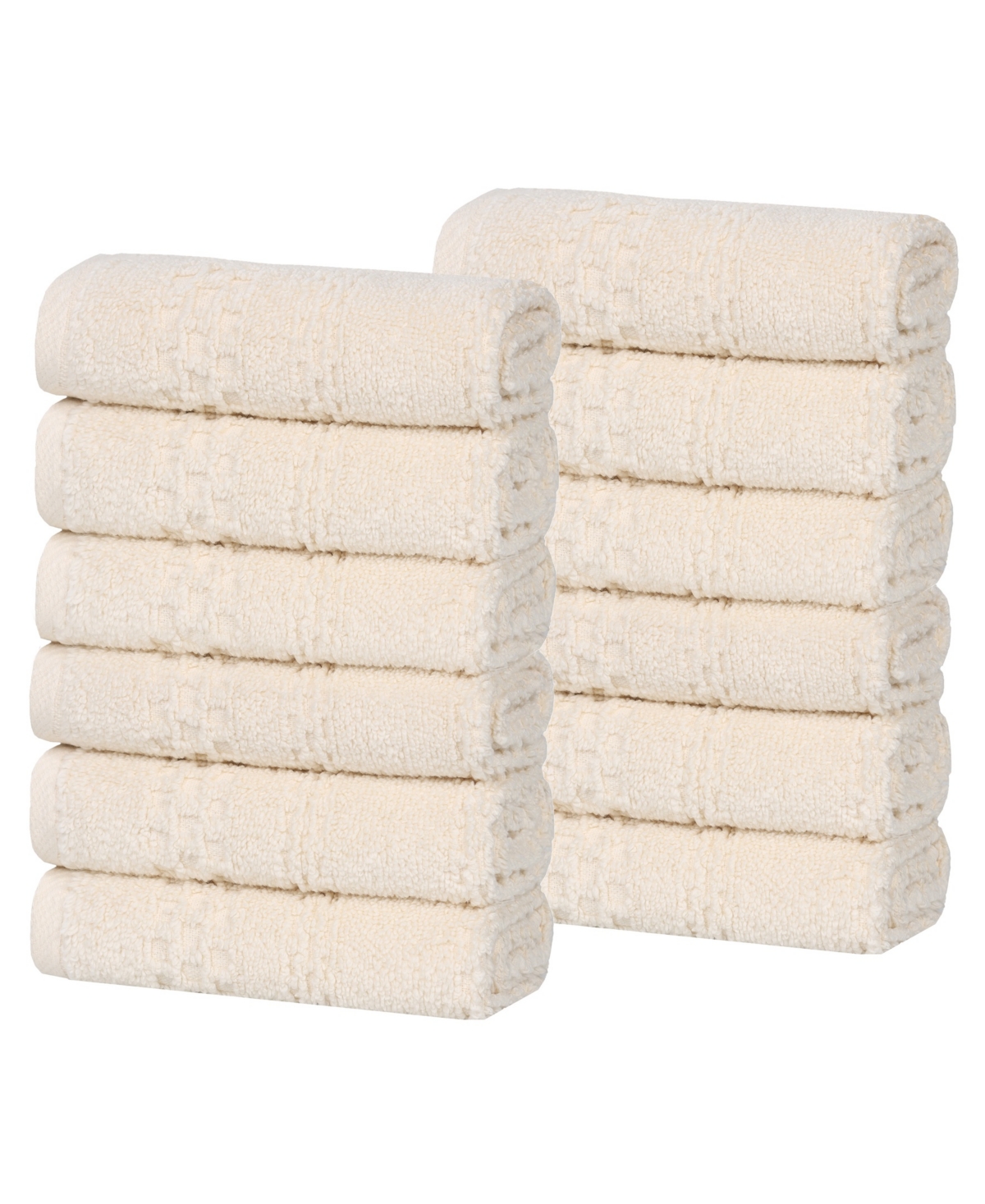 Click here for Superior Playa Cotton 12-Piece Washcloth Set - Ivo... prices