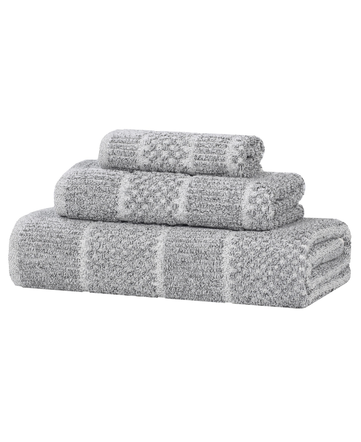 Click here for Superior Naples Cotton 3-Piece Towel Set - Charcoa... prices